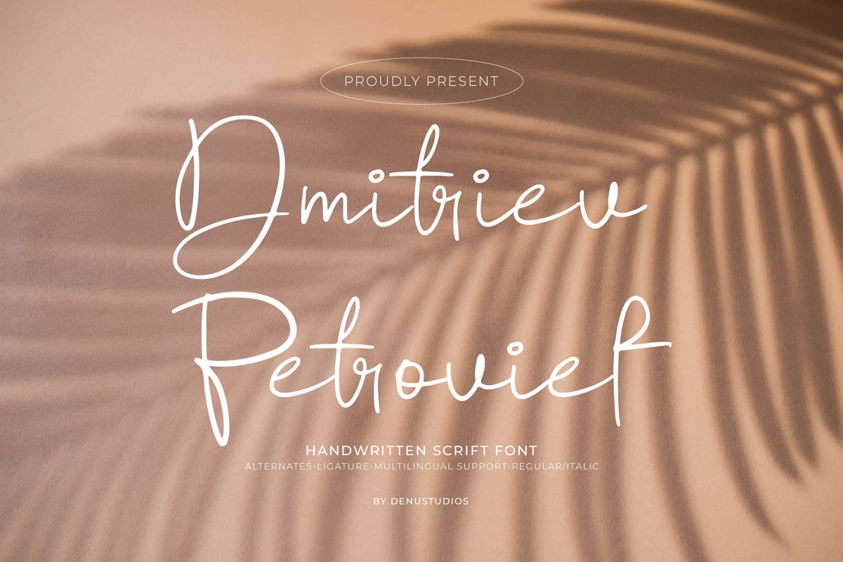 Dmitriev Petroviel Font - Free Download