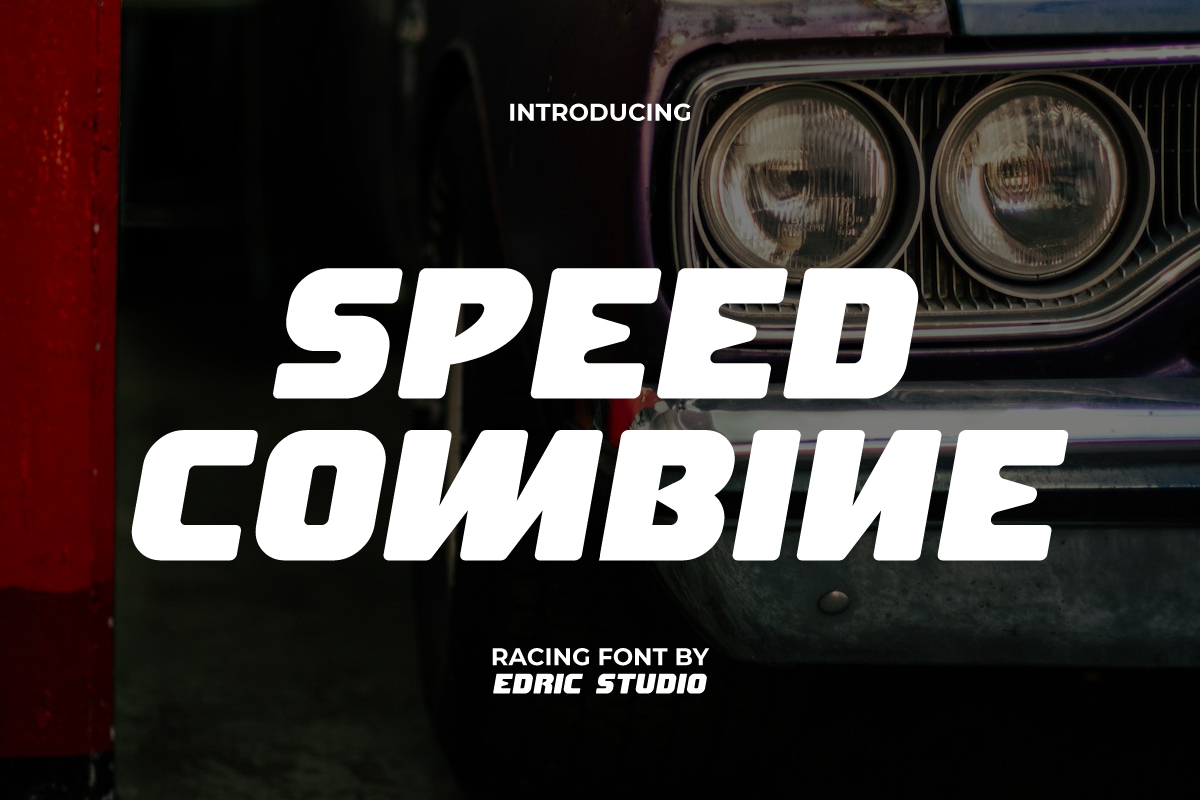 Speed Combine Font - Free Download
