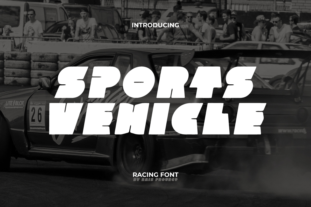 Sports Vehicle Font - Free Download