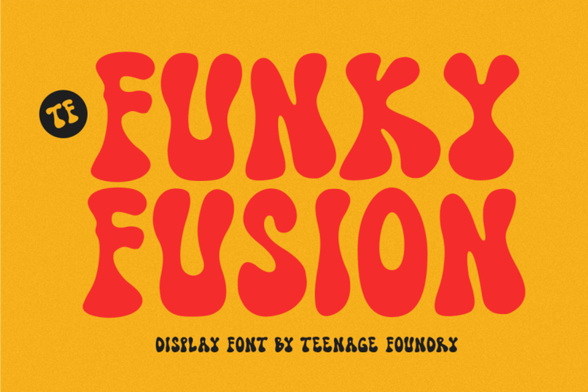 TF Funky Fusion Font | TeenageFoundry | FontSpace