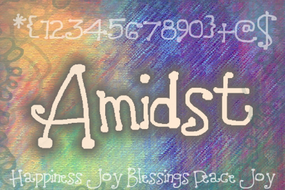 Amidst Font | calej d'art | FontSpace