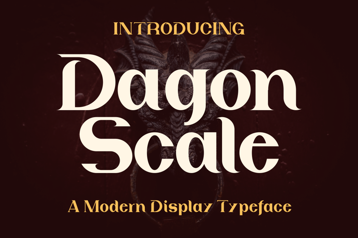 Dagon Scale Font | Maiko Hatta | FontSpace