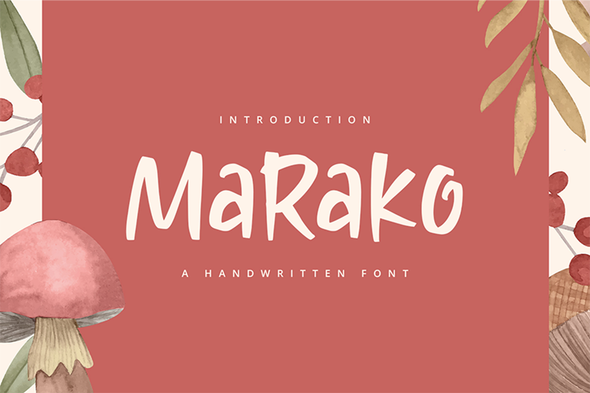 Marako Font | Alpaprana | FontSpace