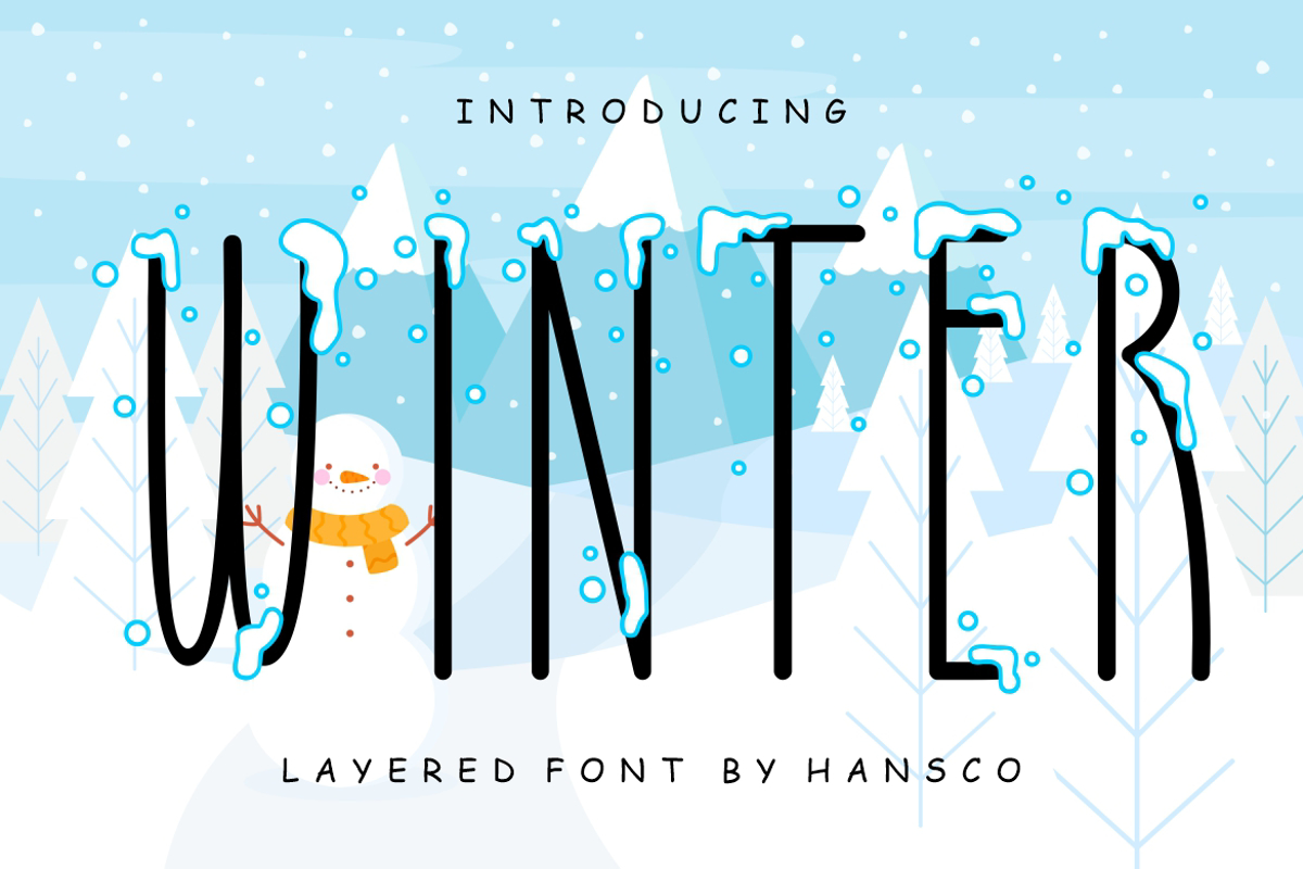 Winter Font | hansco | FontSpace