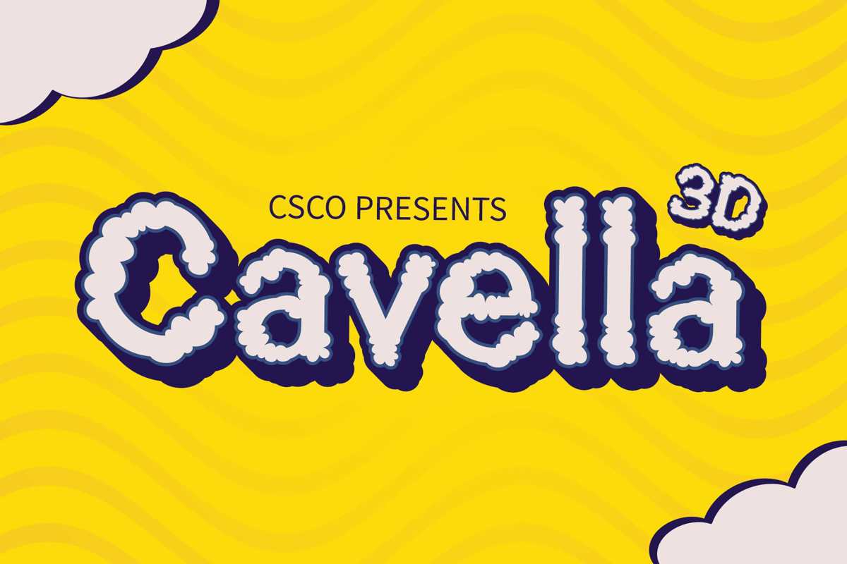 Cavella 3D Font - Free Download