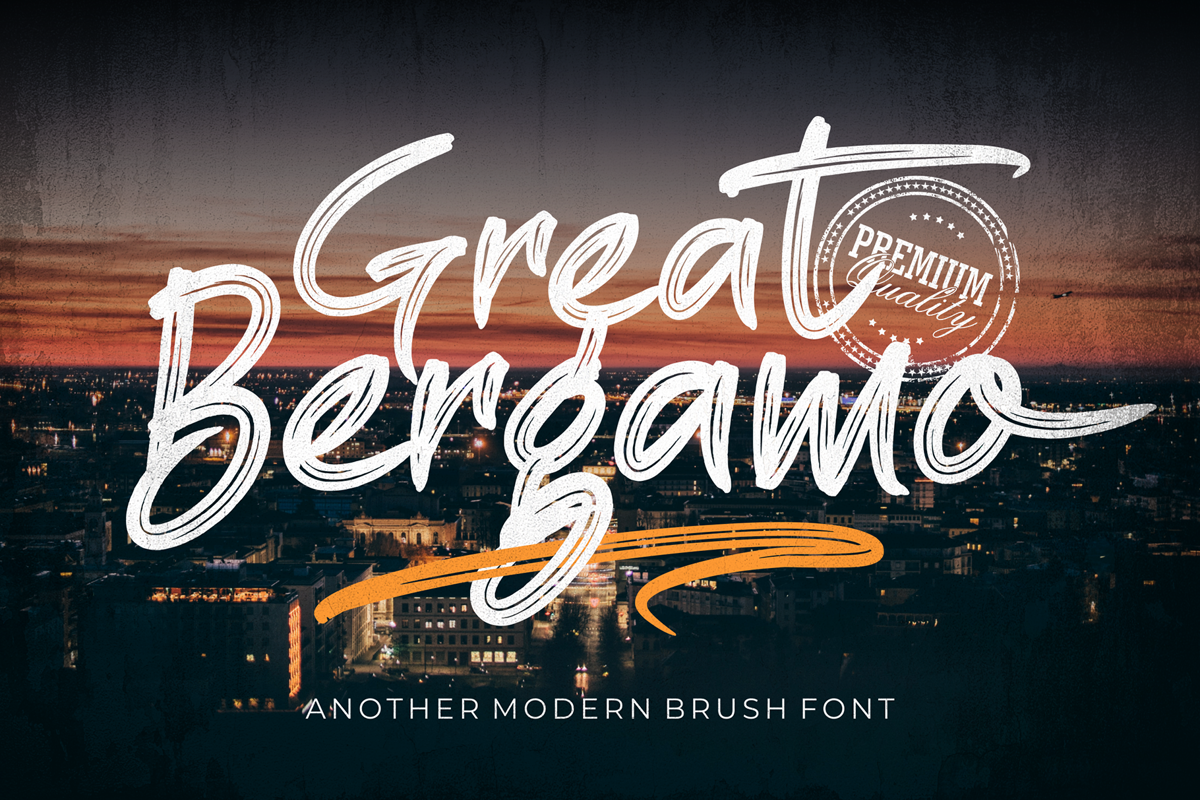 Great Bergamo Font - Free Download