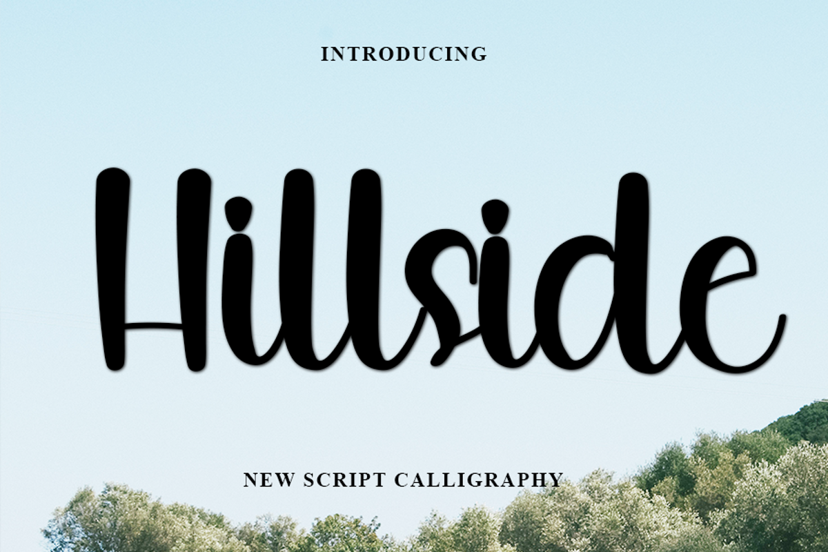 Hillside Font | FreshTypeINK | FontSpace