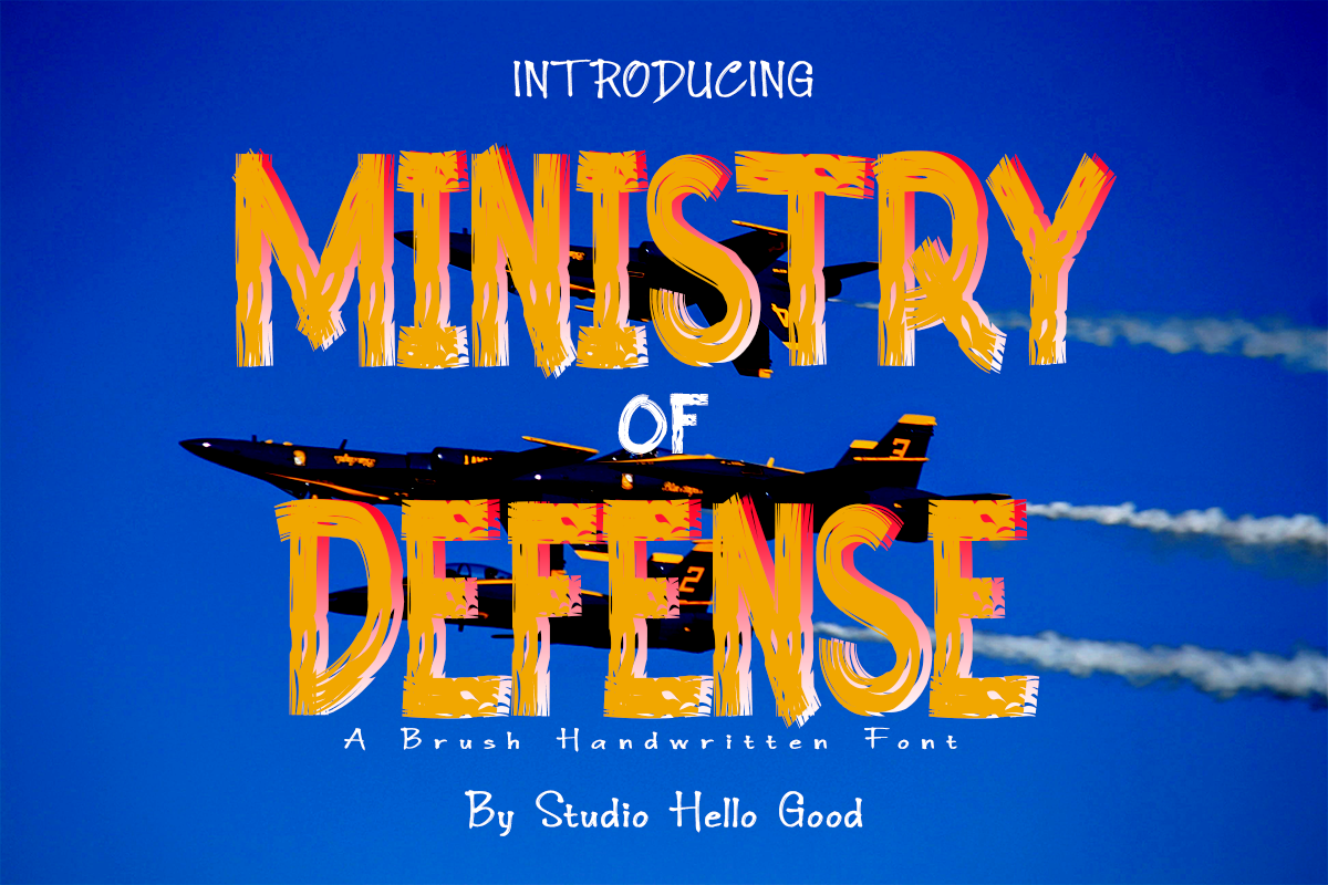 Ministry Of Defense Font - Free Download