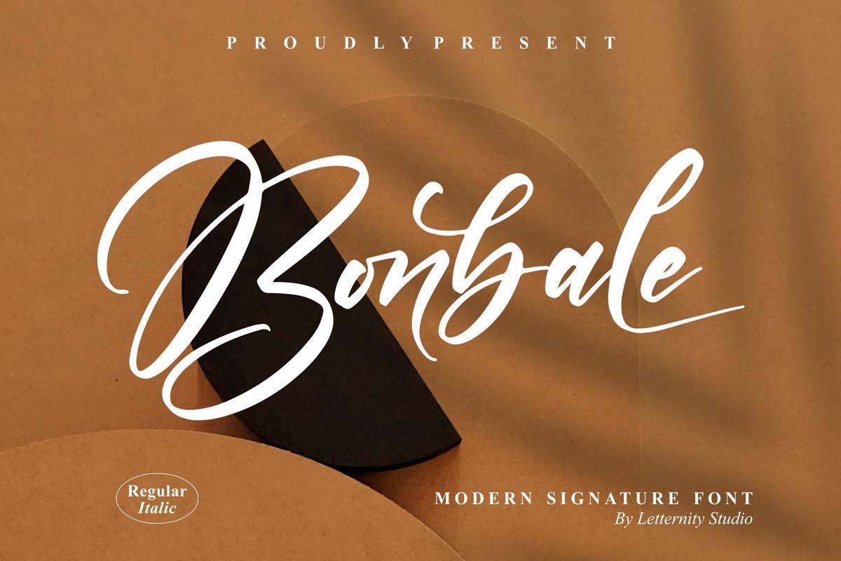 Bonbale Font | Letterena Studios | FontSpace