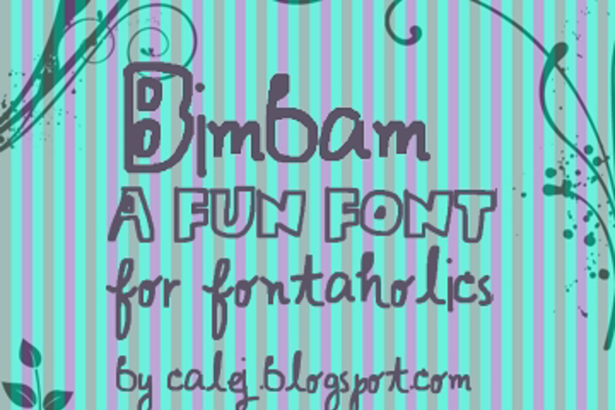 Bimbam Font - Free Download