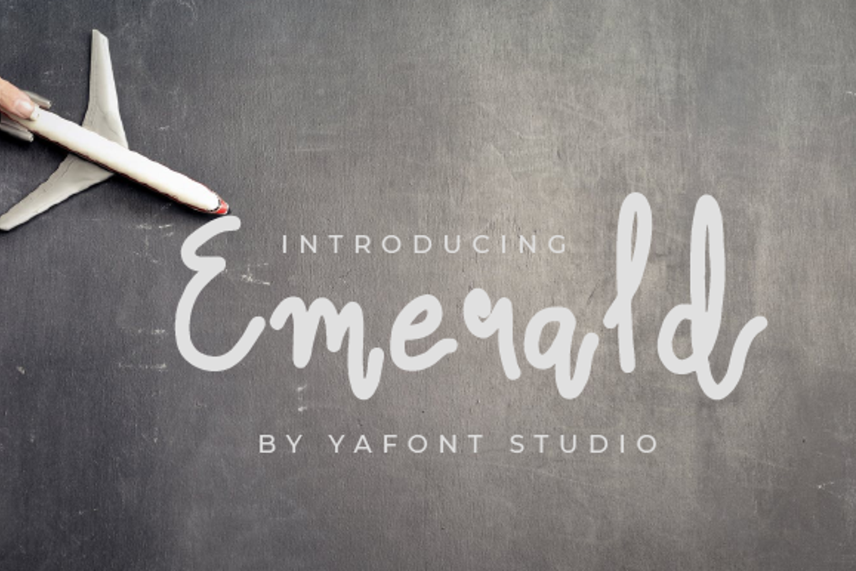 Emerald Font | Letterayu & Masyafi Studio | FontSpace