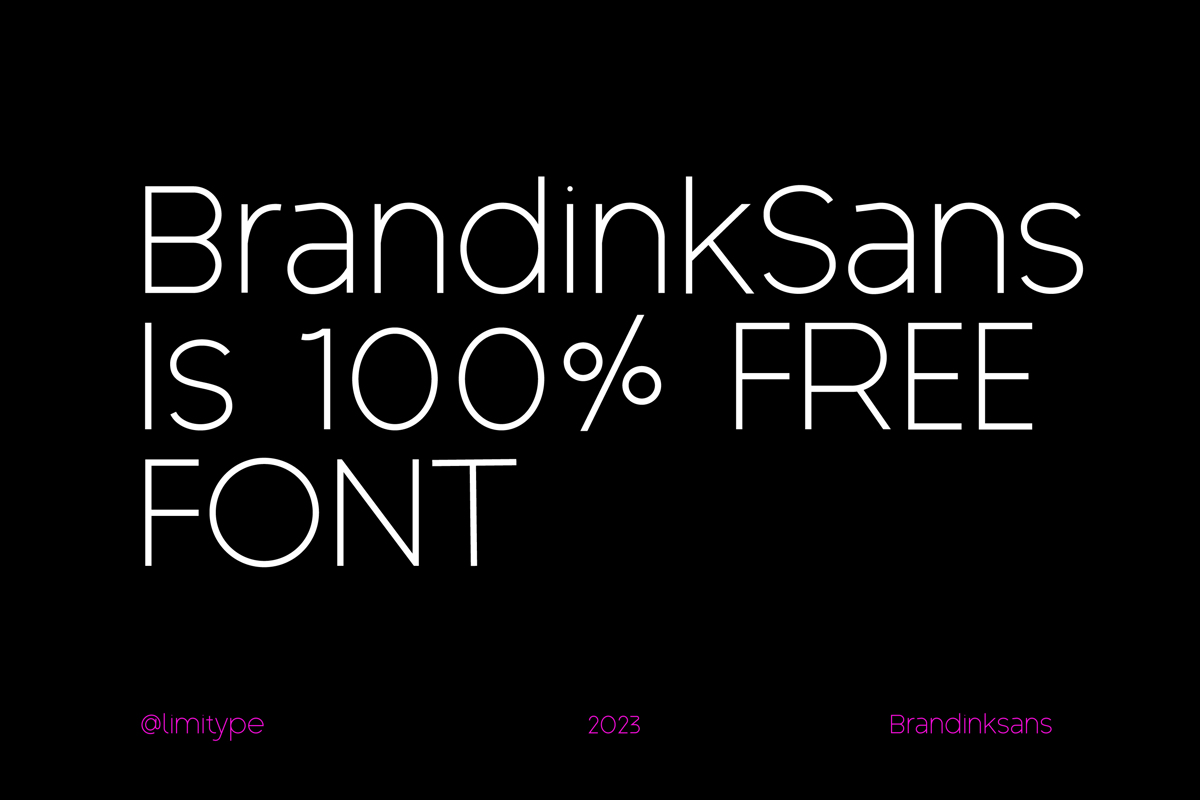 Brandink Sans Font | limitype | FontSpace