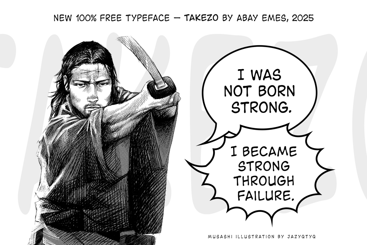 Takezo Font - Free Download