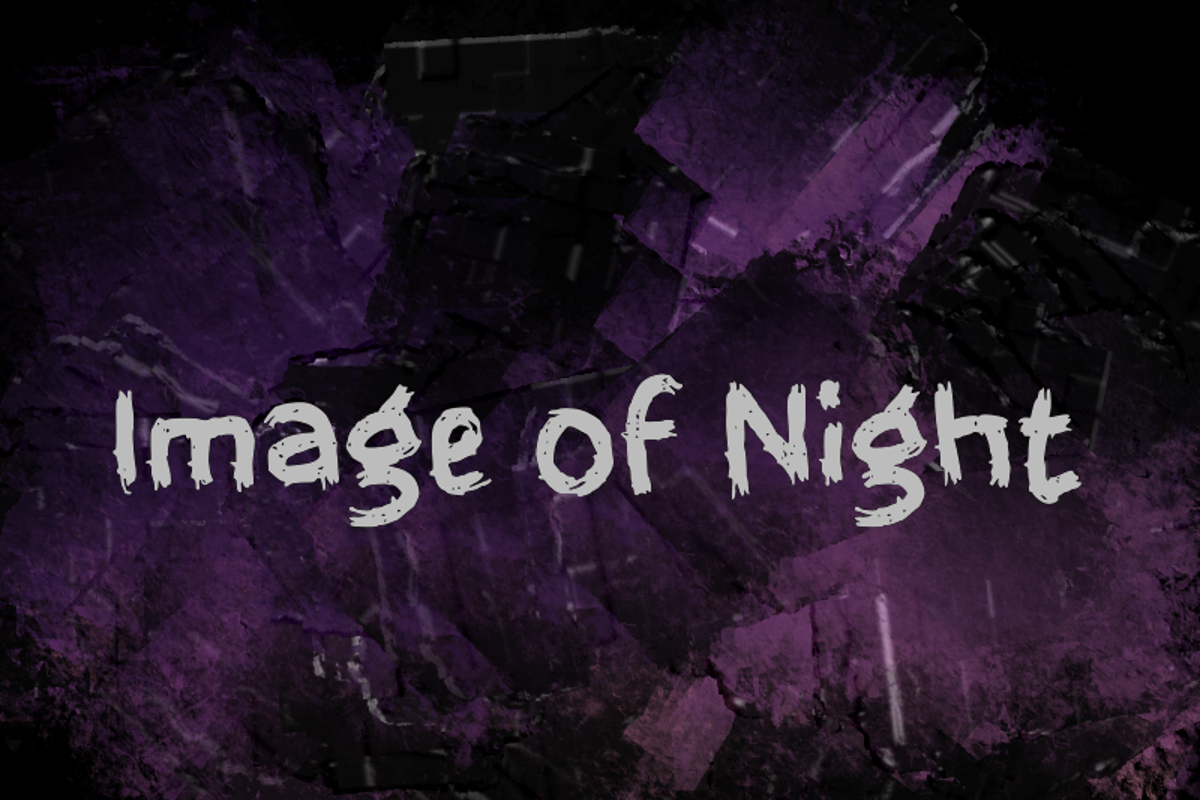I Image of Night Font | wepfont | FontSpace