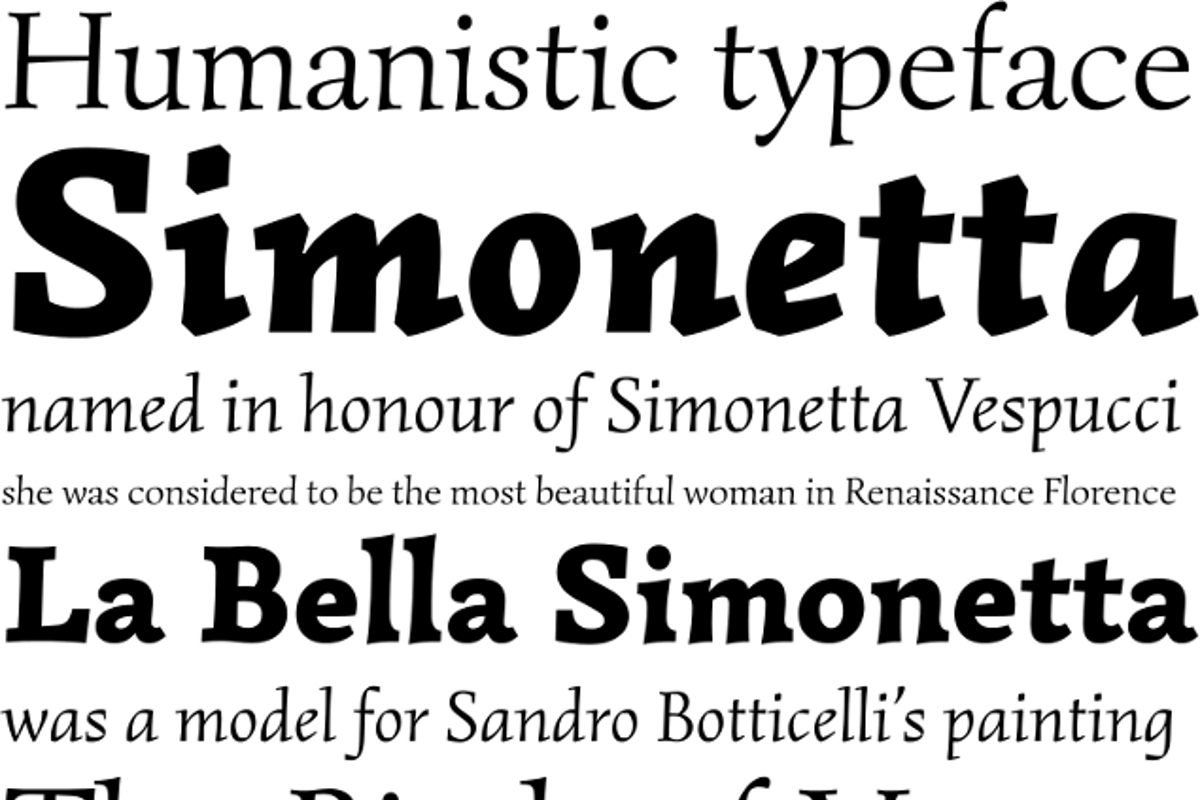 Simonetta Font | Brownfox | FontSpace