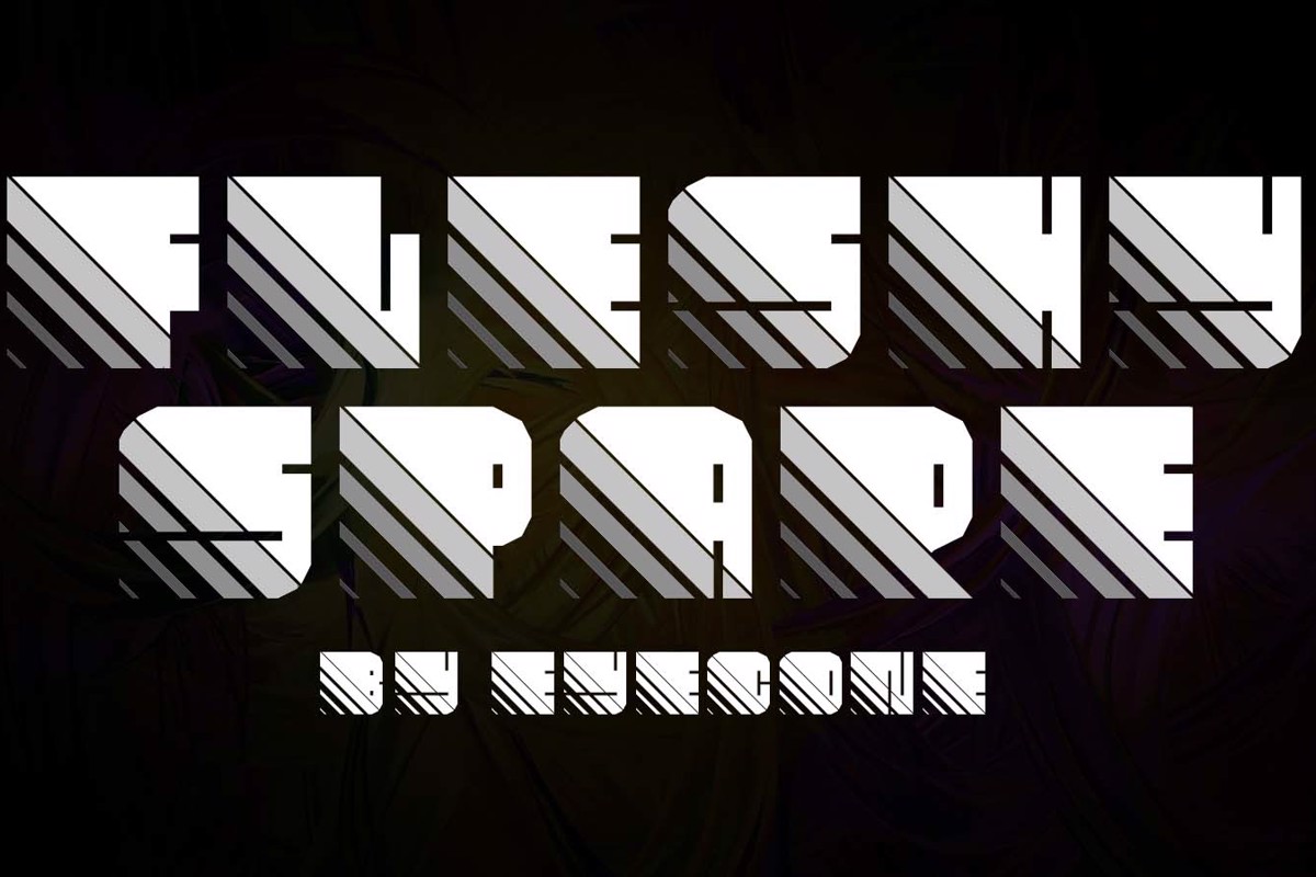 Fleshy Spare Font | eyecone | FontSpace