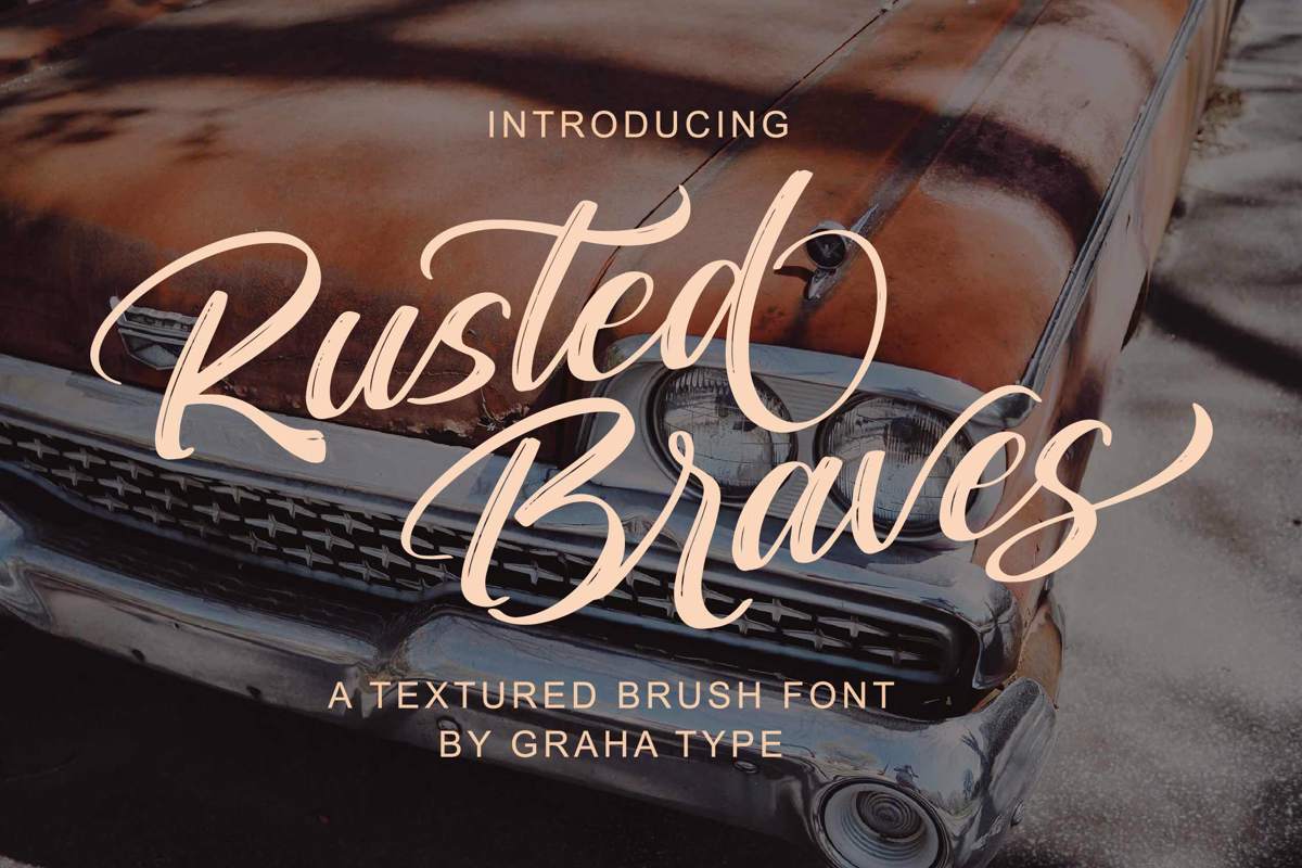 Rusted Braves Font - Free Download