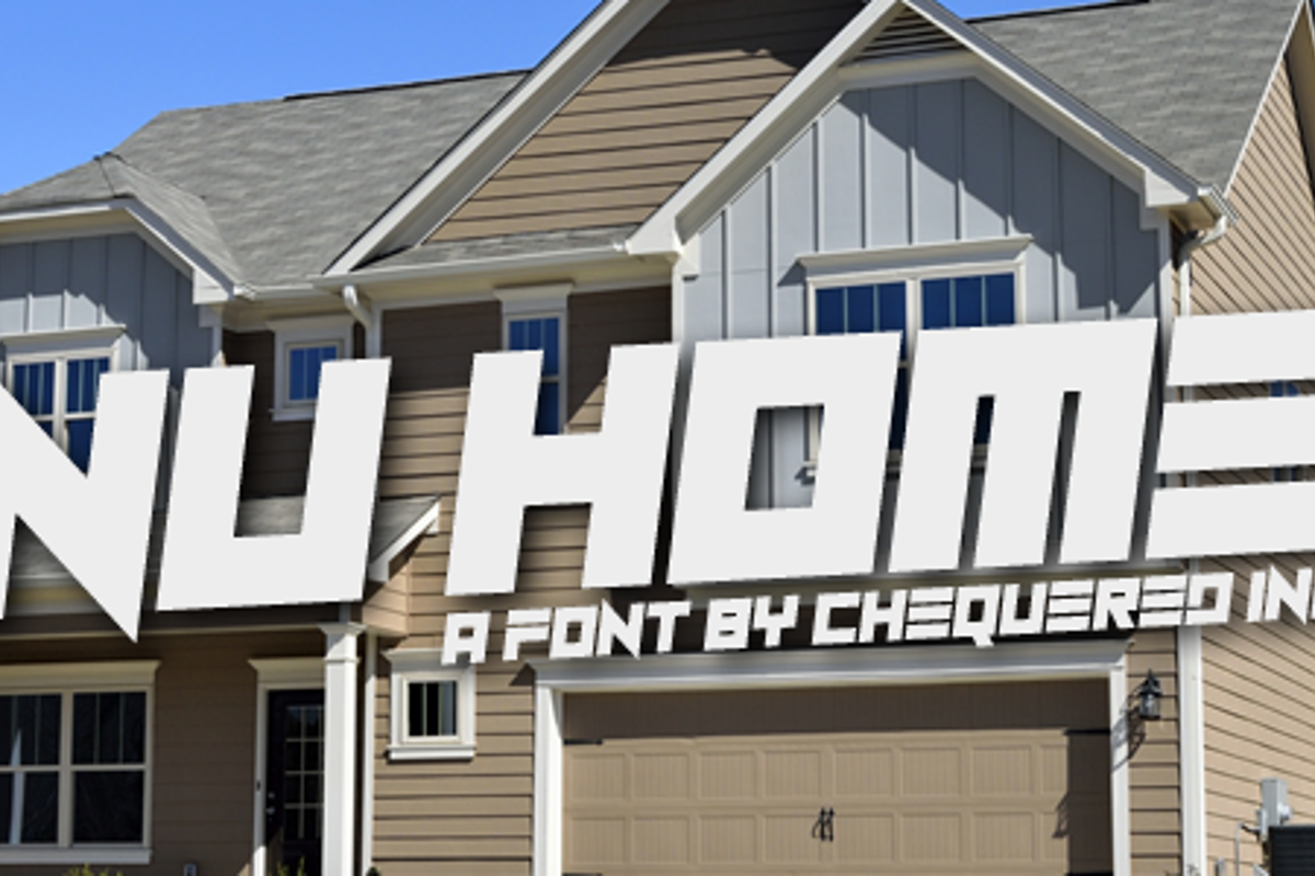 Nu Home Font | Chequered Ink | FontSpace