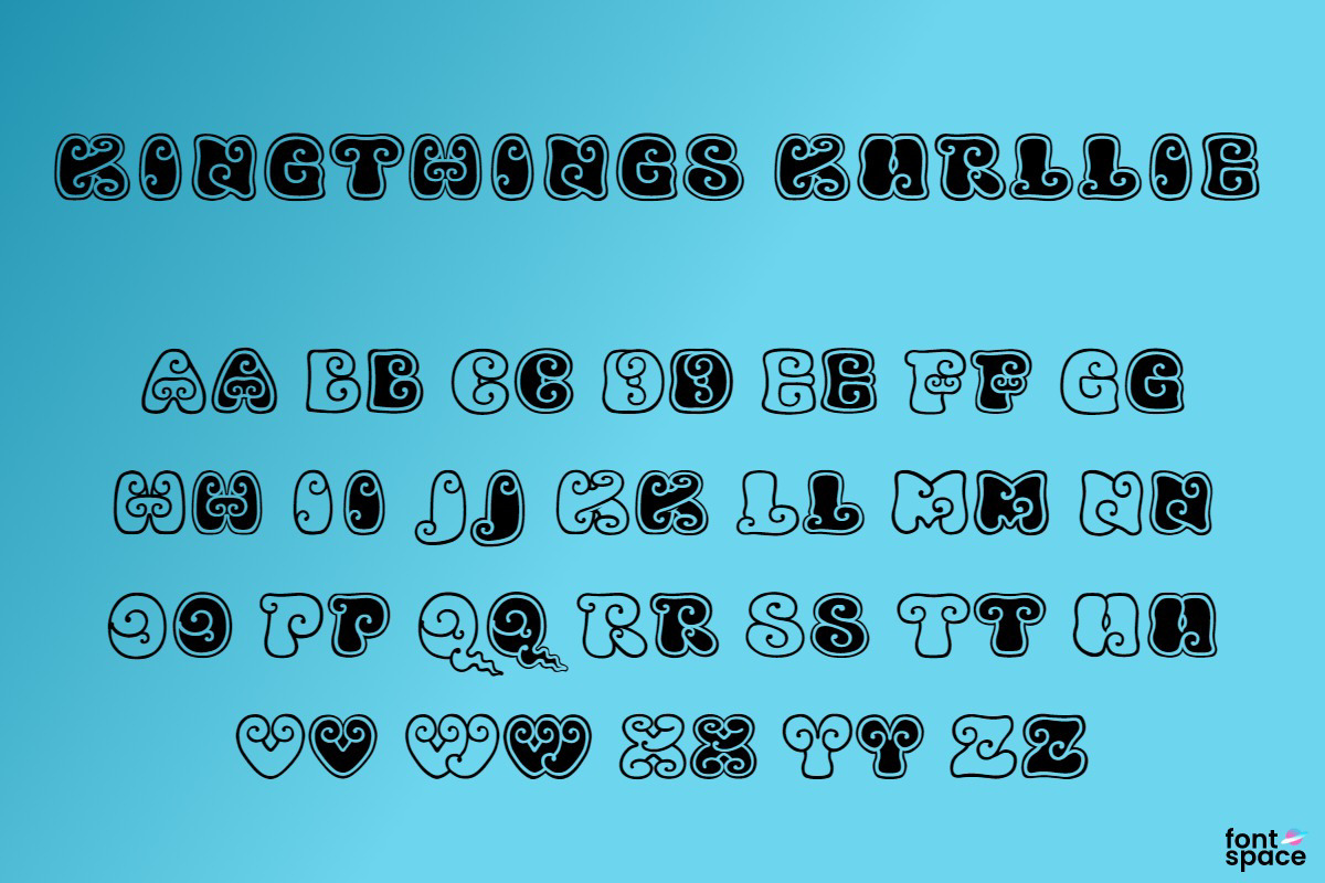 Kingthings Kurllie Font | Kingthings | FontSpace