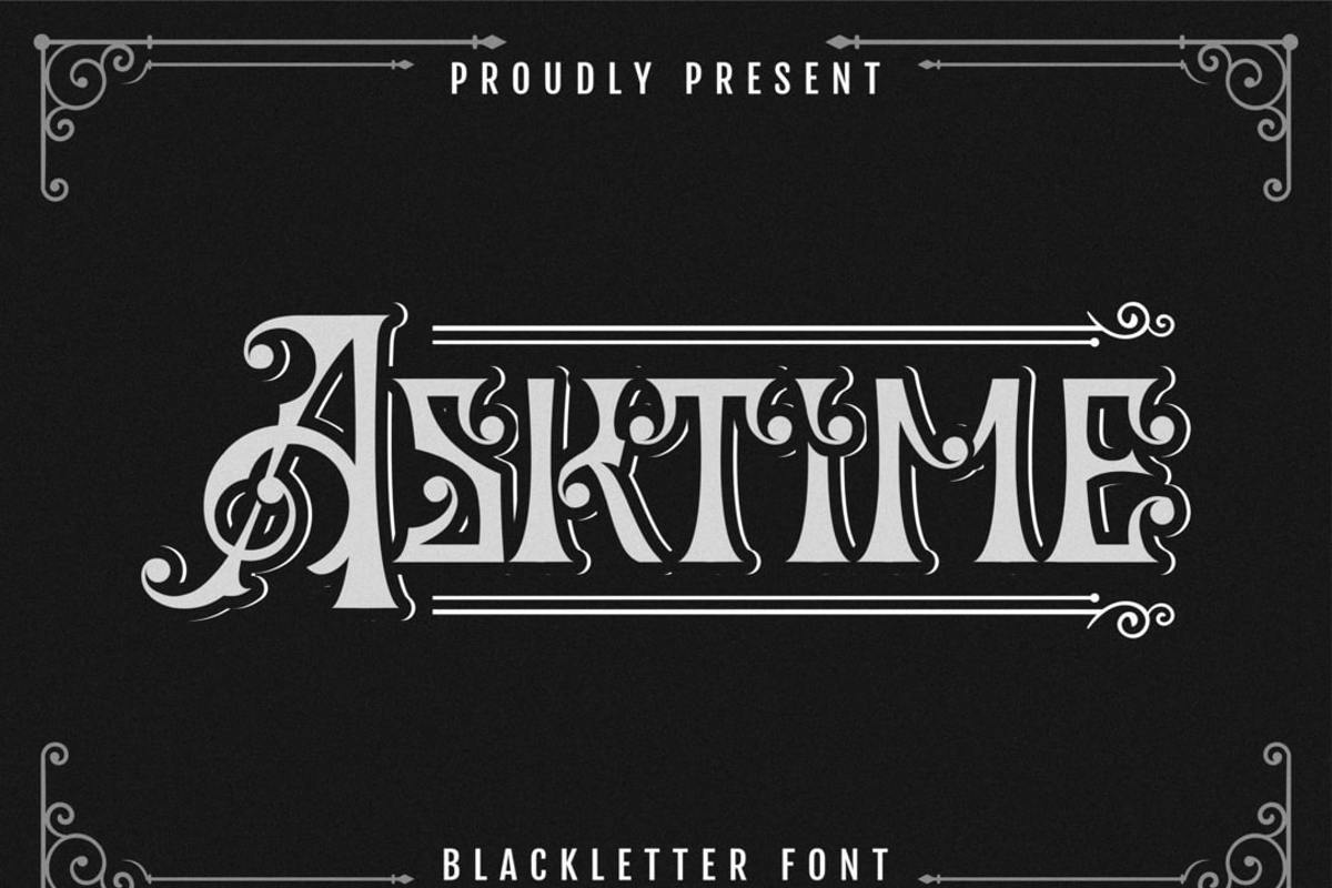 Asktime Font | Nomlimofont | FontSpace