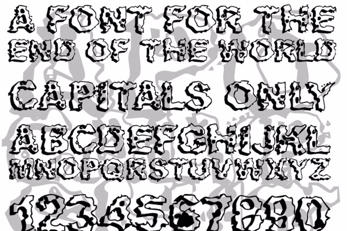 Apocalypshit Font | Spork Thug Typography | FontSpace