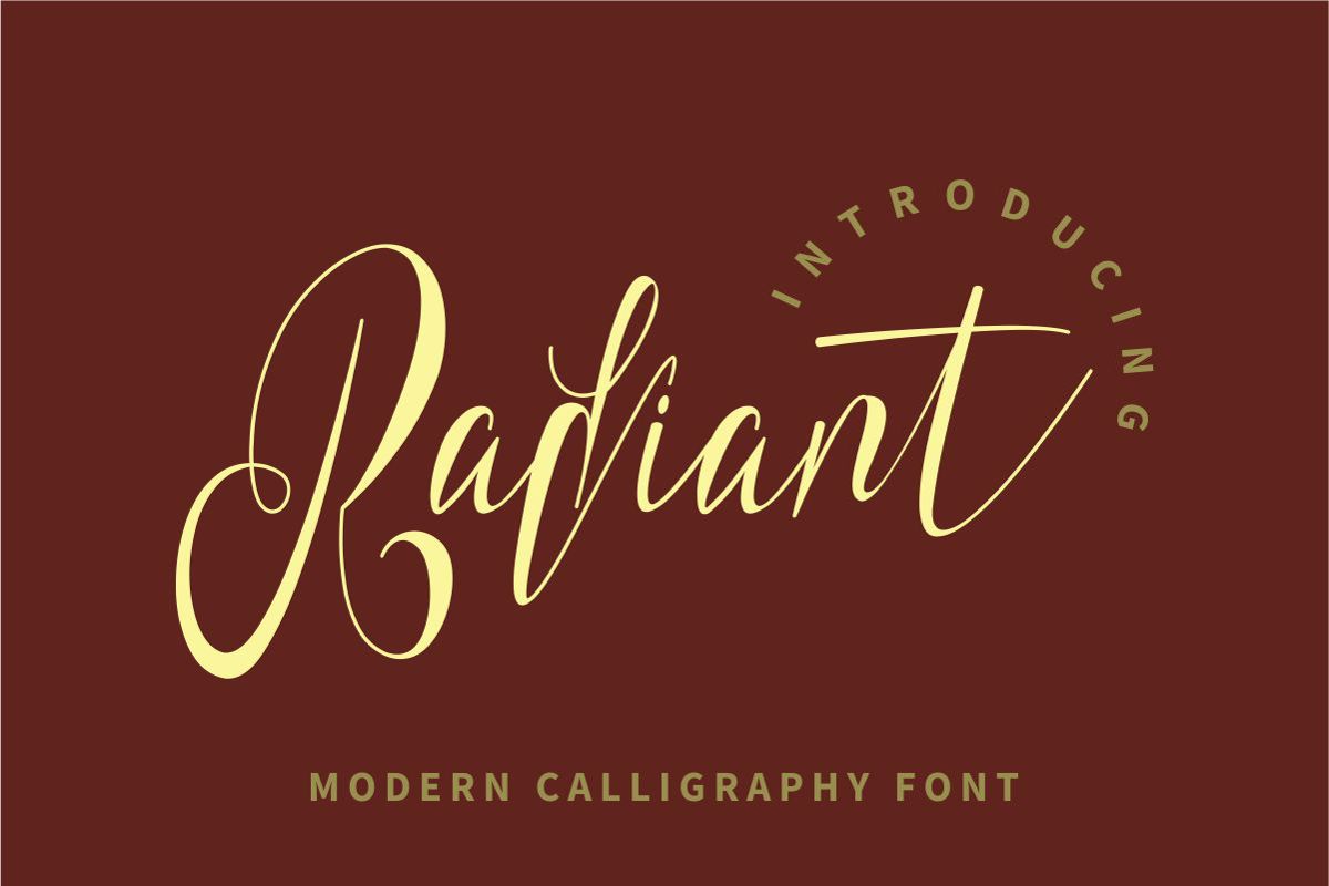 Radiant Font | GFRcreative | FontSpace