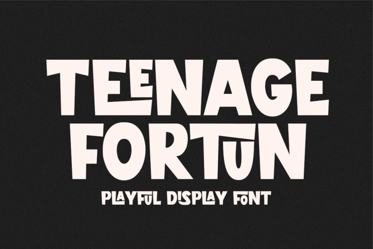 Teenage Fortun Font - Free Download