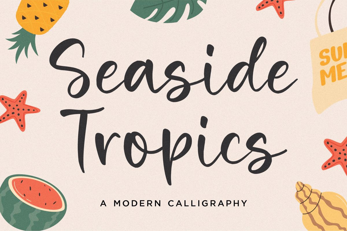 Seaside Tropics Font - Free Download