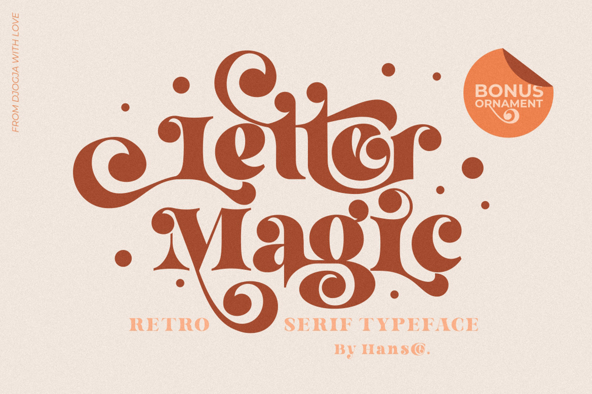 Letter Magic Font | hansco | FontSpace