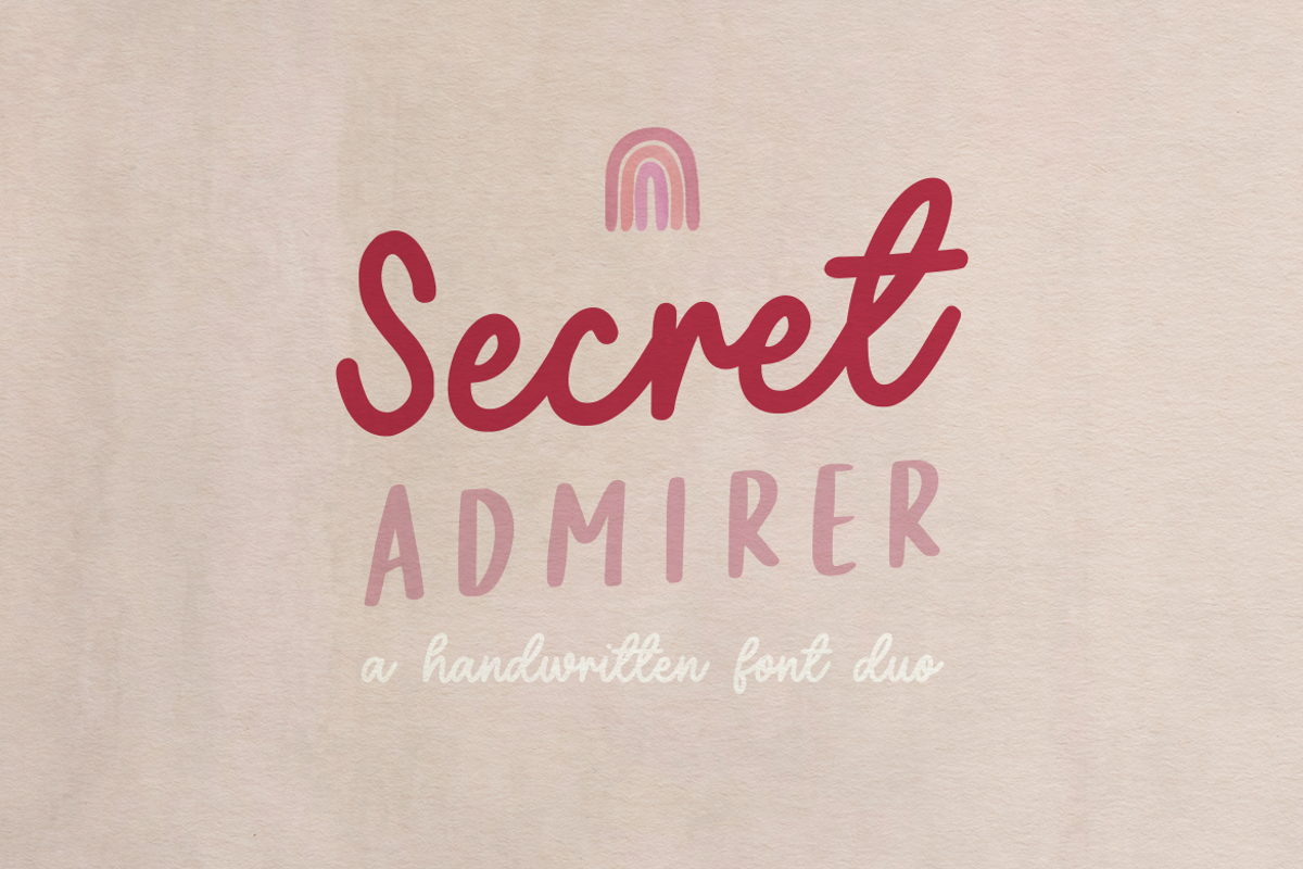 Secret Admirer Font | bluestudio | FontSpace