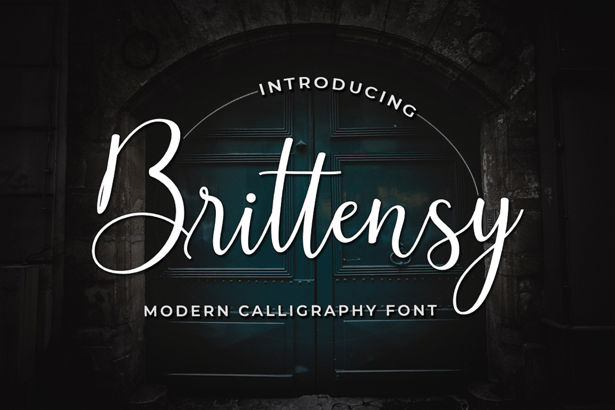 Brittensy Font | Attract Studio | FontSpace