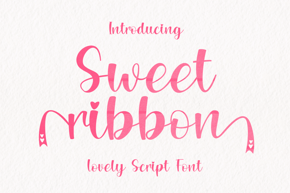 Sweet Ribbon Font | Rvandtype Studio | FontSpace