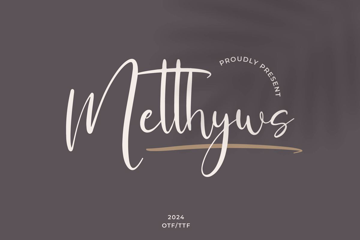 Metthyws Font | Gracetype Studio | FontSpace