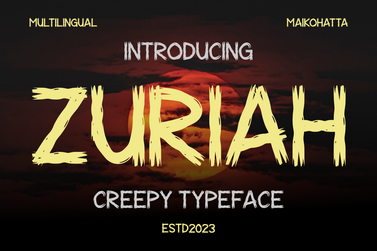 ZURIAH Font - Free Download