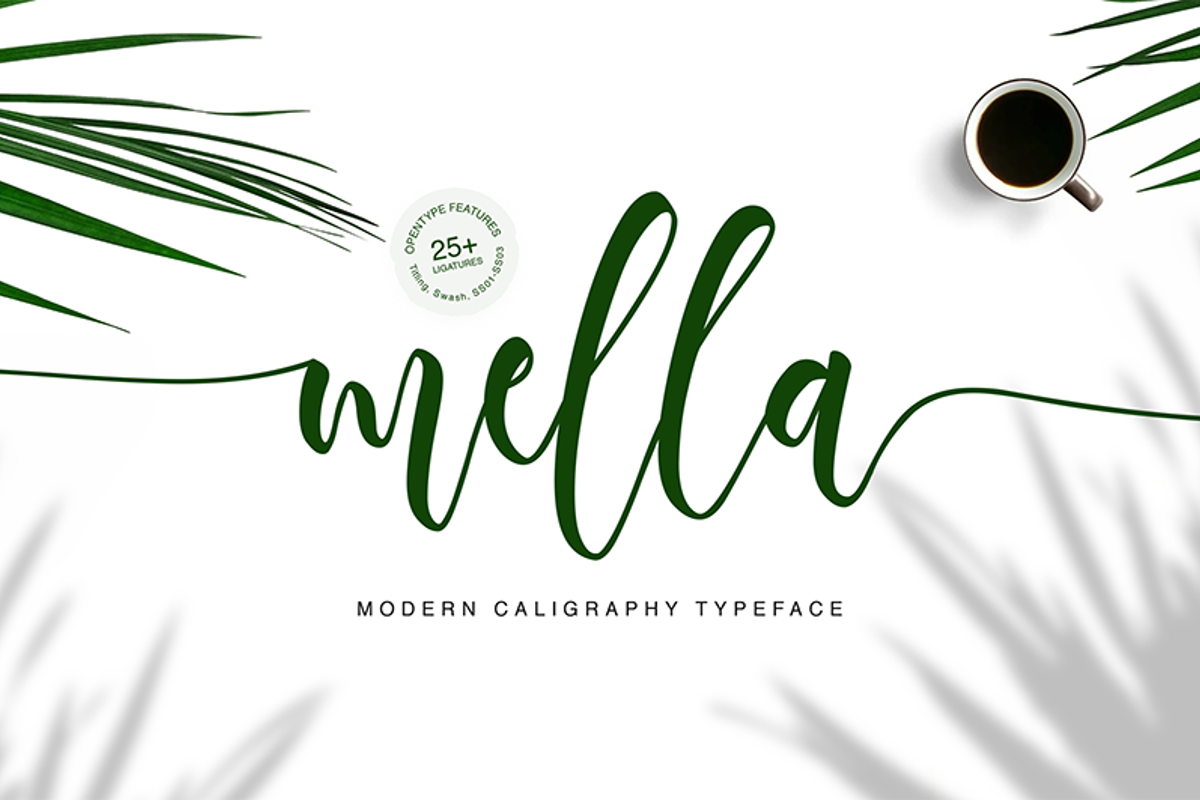 Mella Font | Beningtype | FontSpace