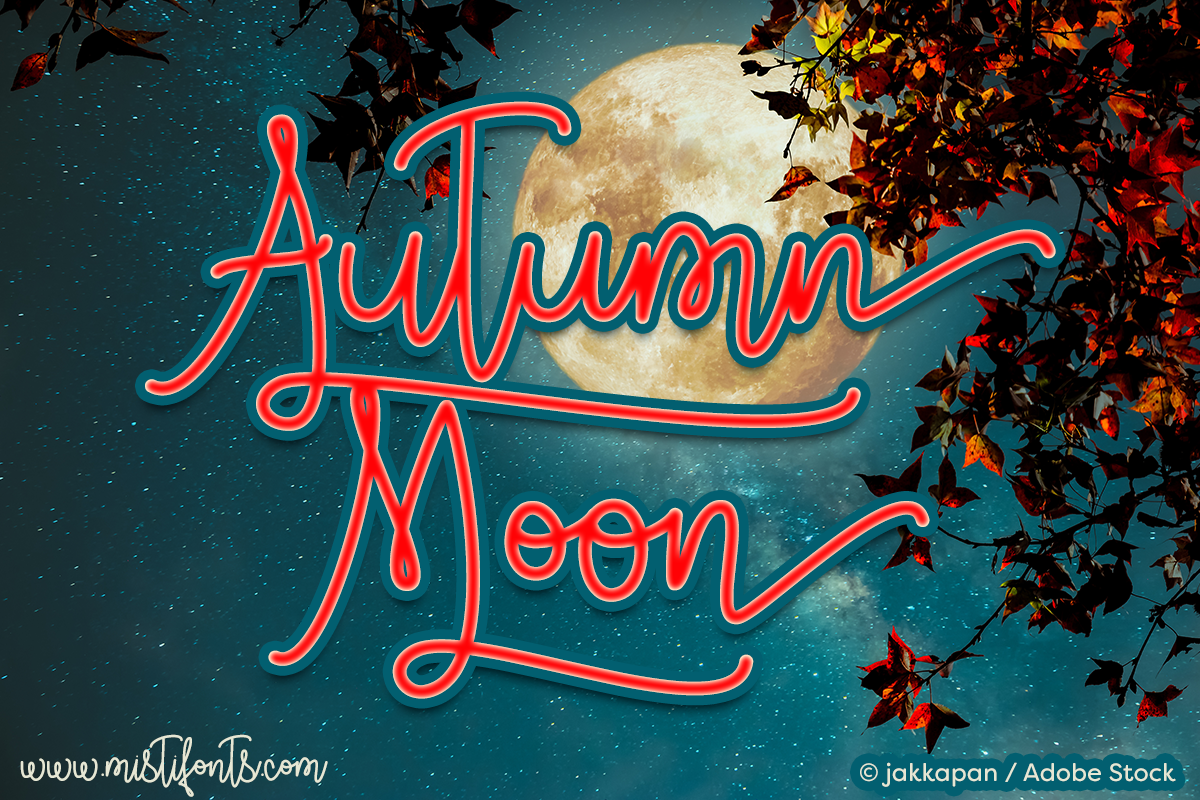 Autumn Moon Font - Free Download