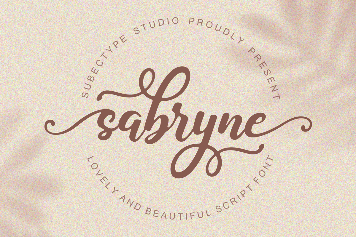 Sabryne Font | subectype & Orenari | FontSpace