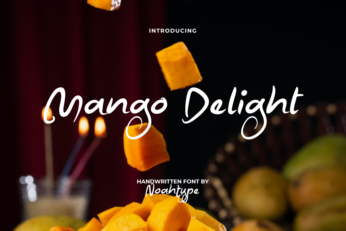 Mango Delight Font | noahtype | FontSpace