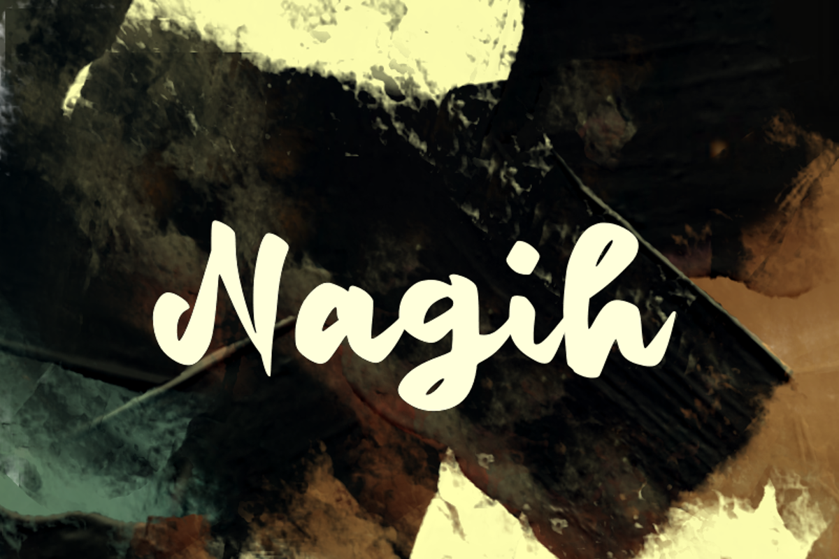 N Nagih Font | wepfont | FontSpace