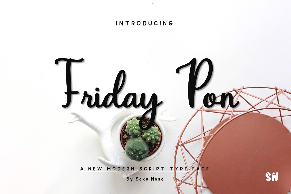 Friday Pon Font - Free Download