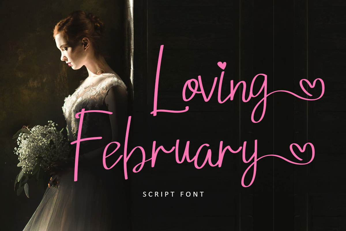 Loving February Font | illushvara | FontSpace