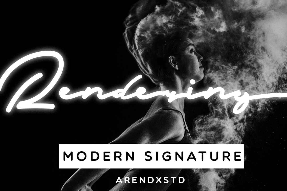 Rendering Font | Asep Rendi | FontSpace