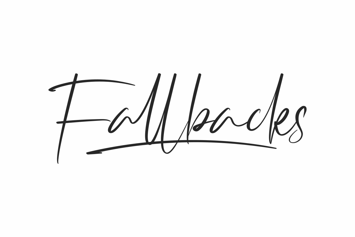 Fallbacks Font | NihStudio | FontSpace