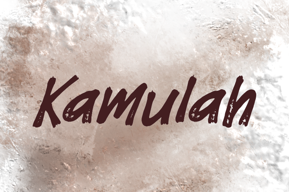 K Kamulah Font - Free Download