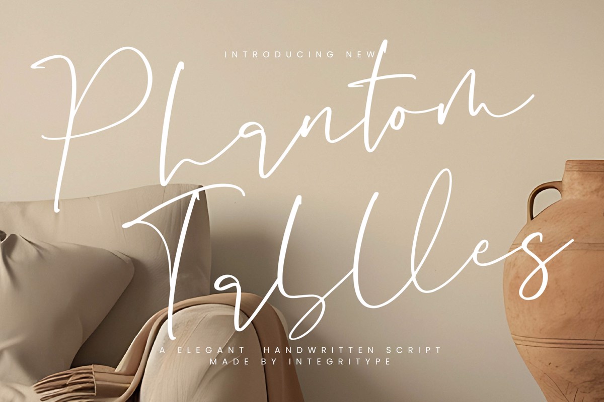 Phantom Tablles Font | Integritype Studio | FontSpace