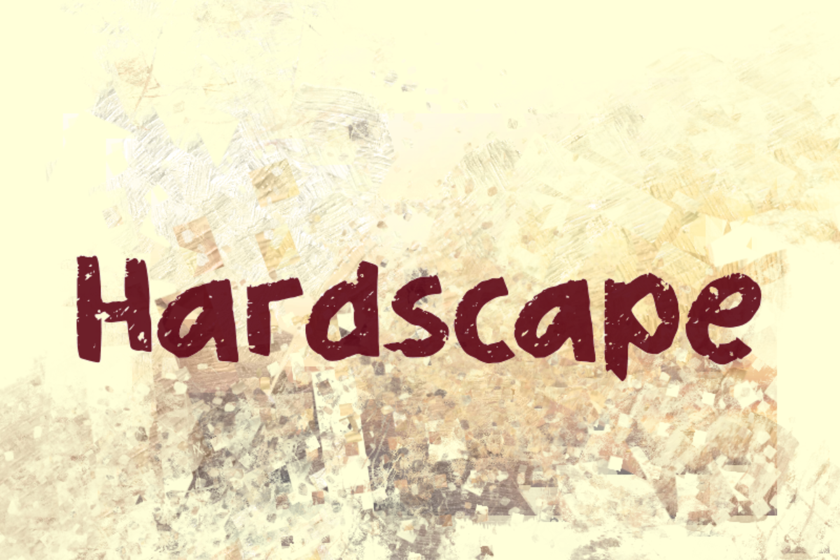 H Hardscape Font | wepfont | FontSpace