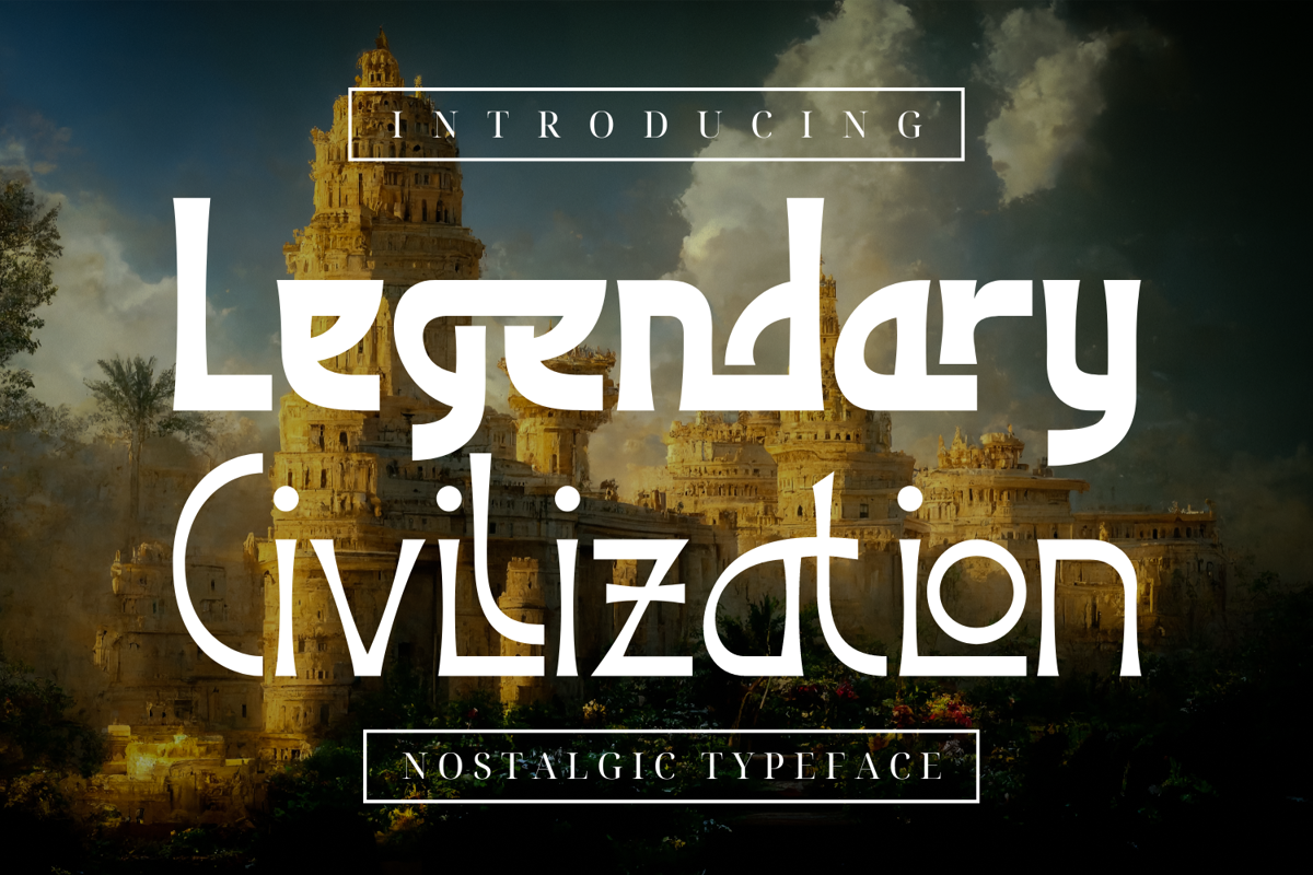 Legendary Civilization Font | 177Studio | FontSpace