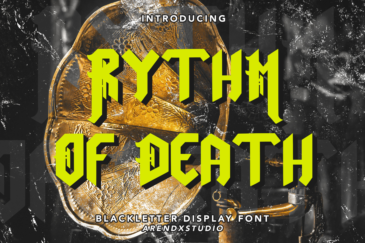 Rythm Of Death Font | Asep Rendi | FontSpace