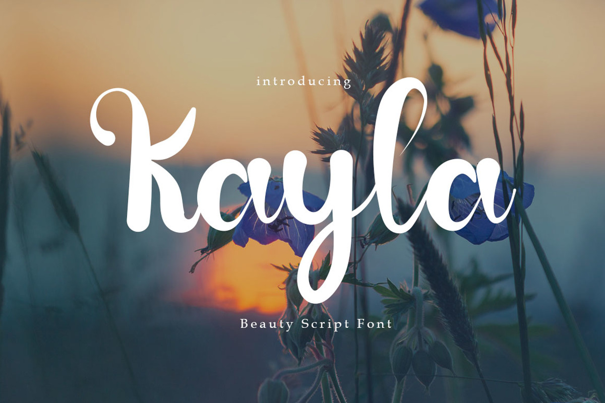 Kayla Font | rony-studio | FontSpace