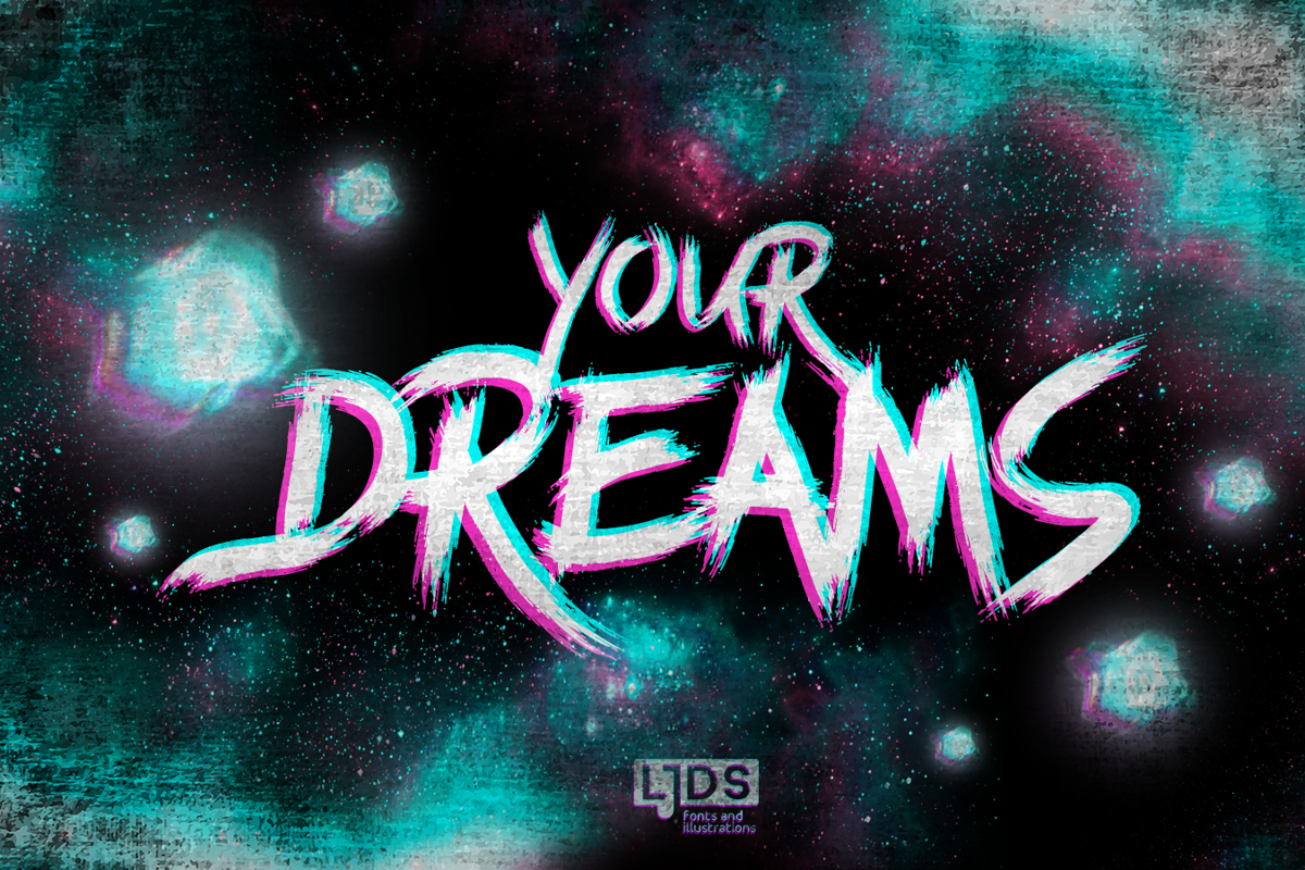 Your Dreams Font | LJ Design Studios | FontSpace